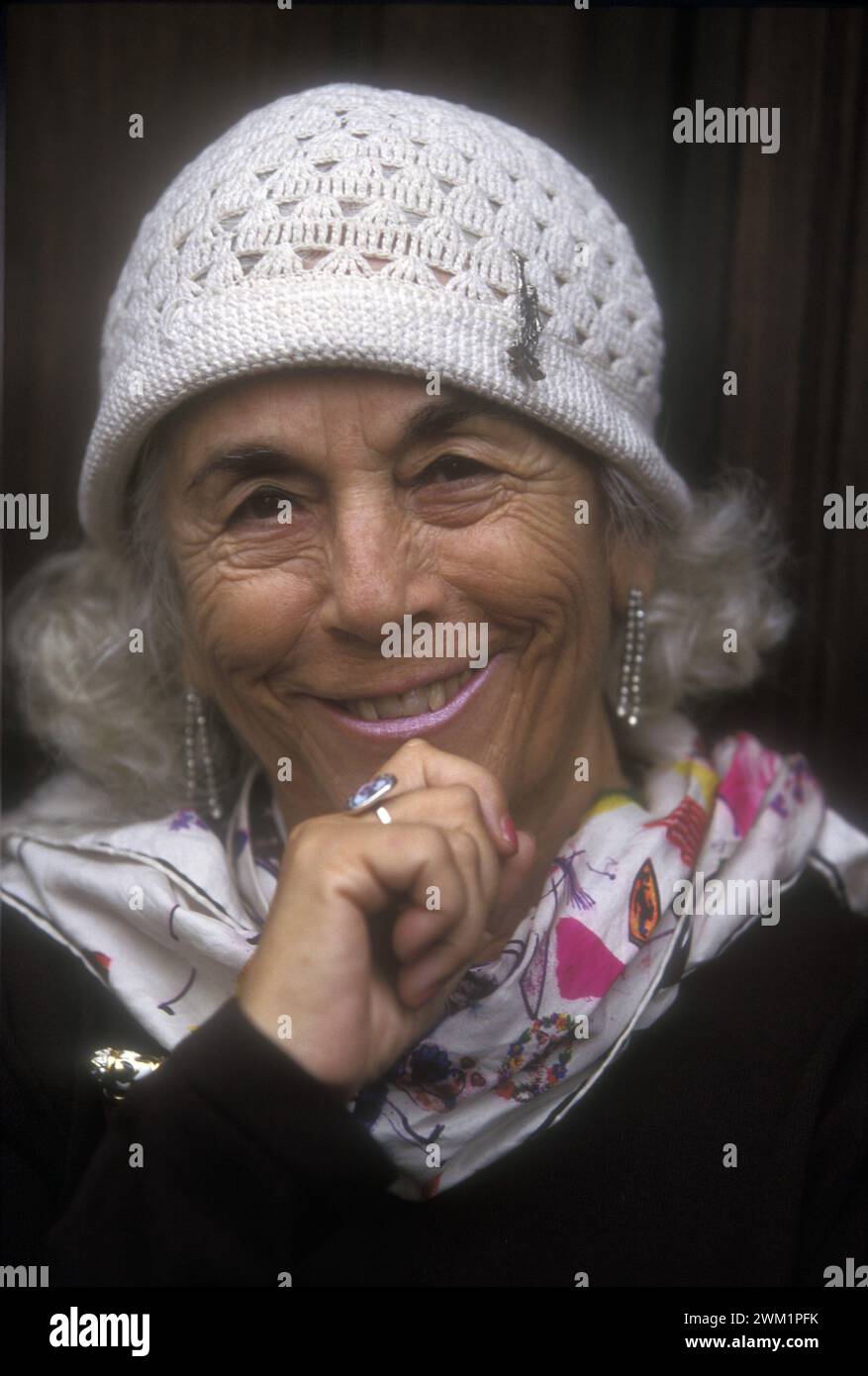 MME4703351 Portrait of the Spanish writer Carmen Martin Gaite in 1998 ...