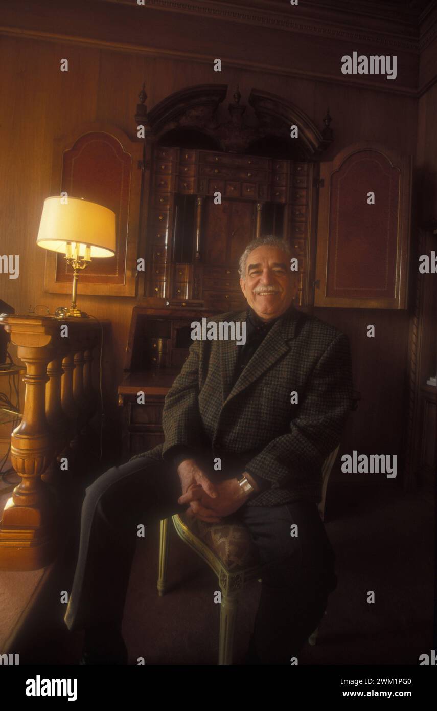 MME4703131 Portrait of the Colombian writer Gabriel Garcia Marquez in ...