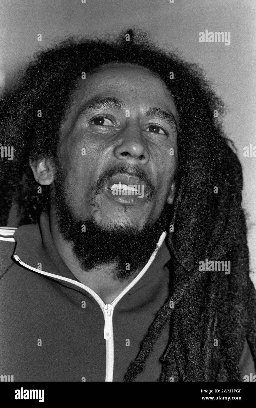 MME4702940 Portrait of Jamaican reggae singer and guitarist Bob Marley ...