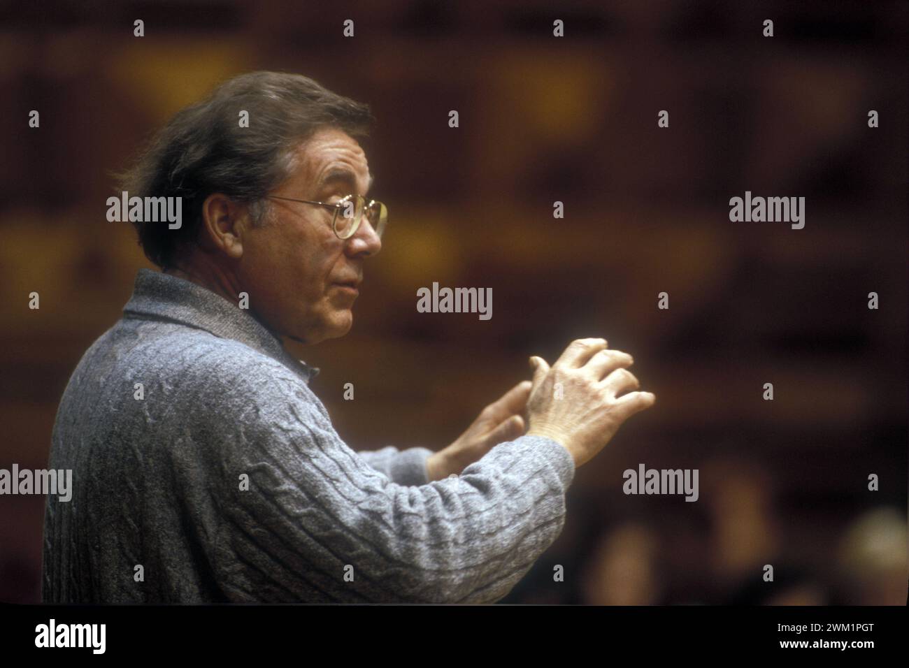 MME4704228 Portrait of German opera singer and conductor Peter Schreier ...