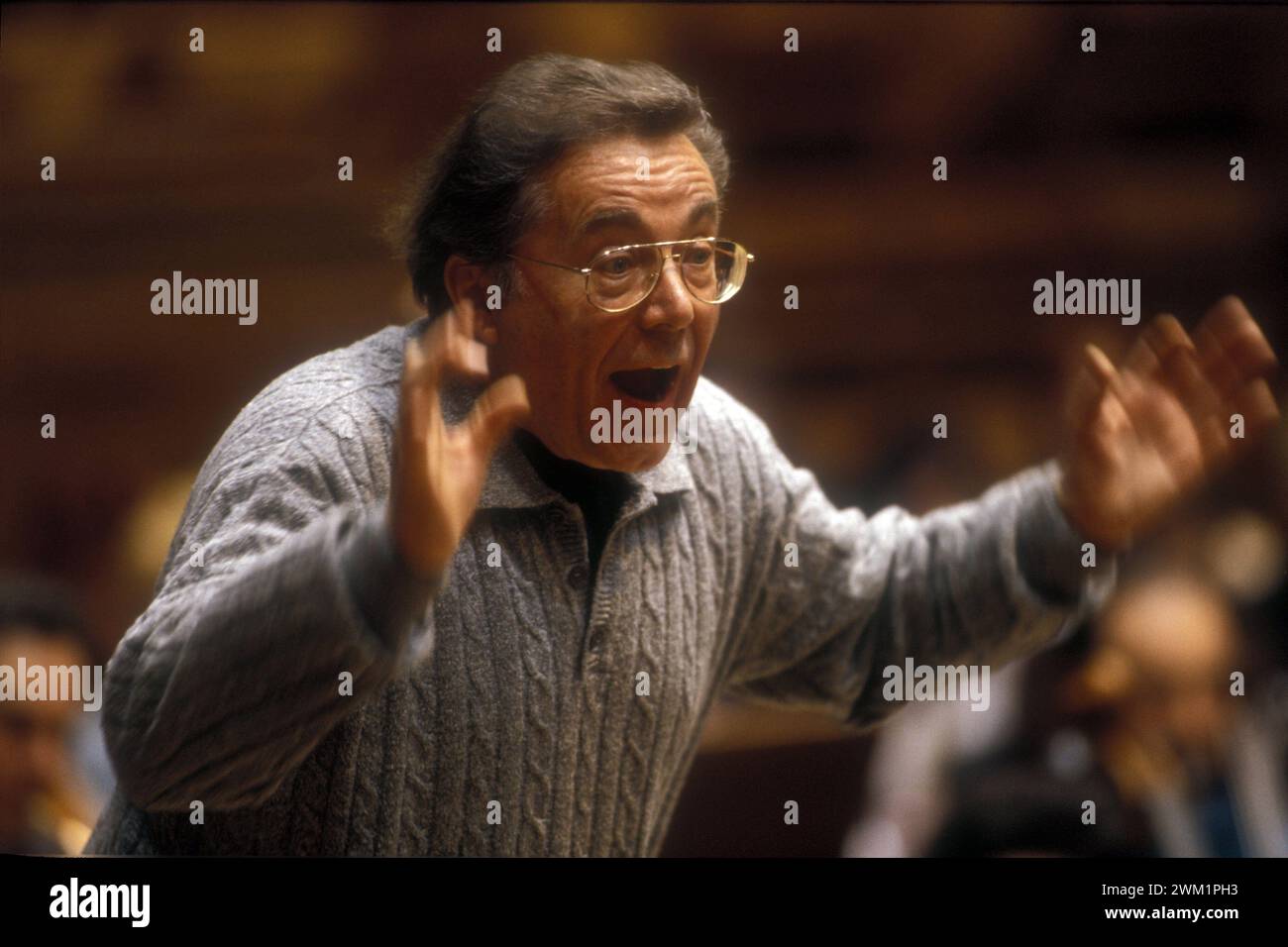 MME4704212 Portrait of German opera singer and conductor Peter Schreier ...