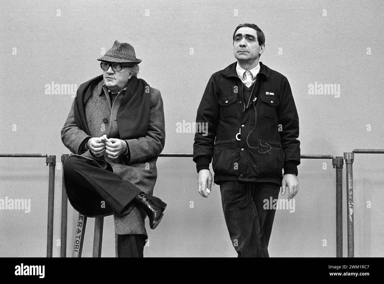 MME4710967 Portrait of Italian director Federico Fellini and director ...