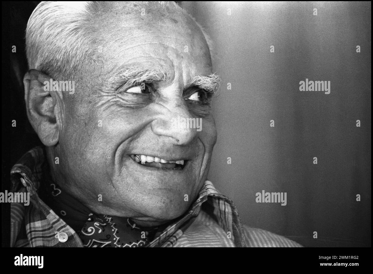MME4713220 Italian writer ALBERTO MORAVIA in his house, Rome 1979 ...