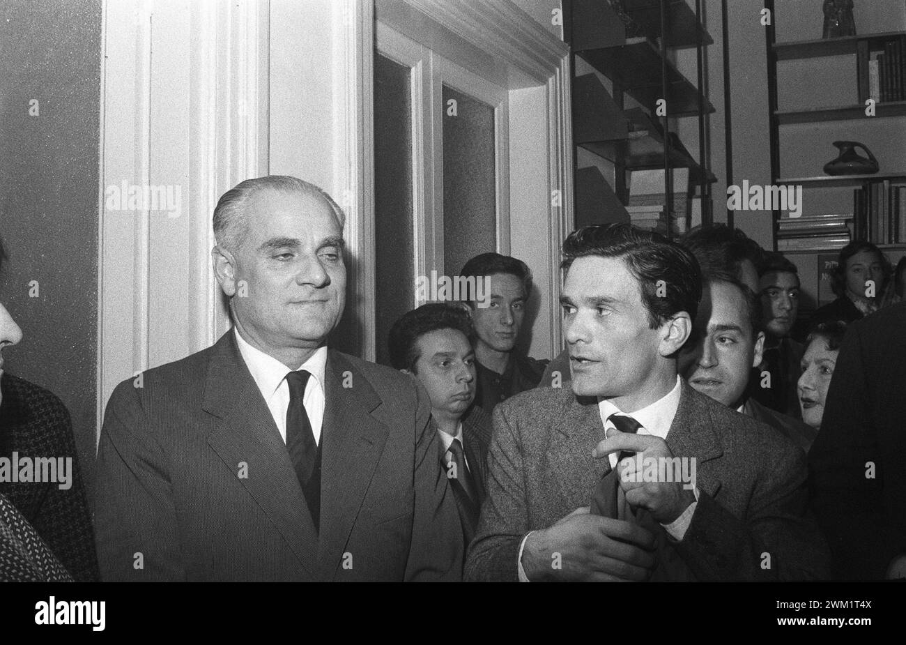 MME4717933 Rome, about 1960 Italian writers Pier Paolo Pasolini and ...
