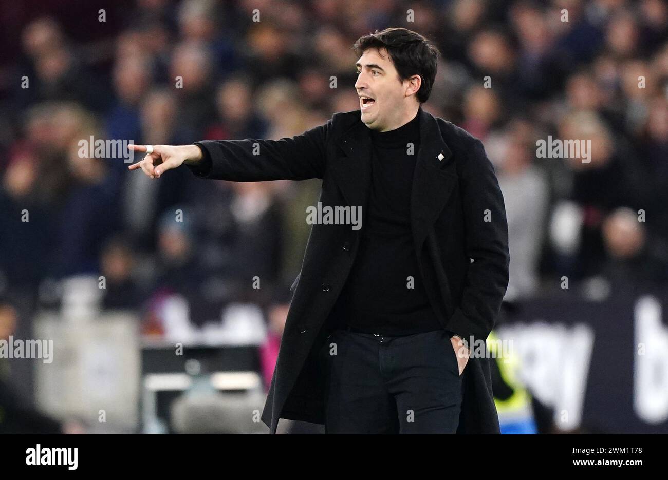 File photo dated 01-02-2024 of Bournemouth boss Andoni Iraola, who ...