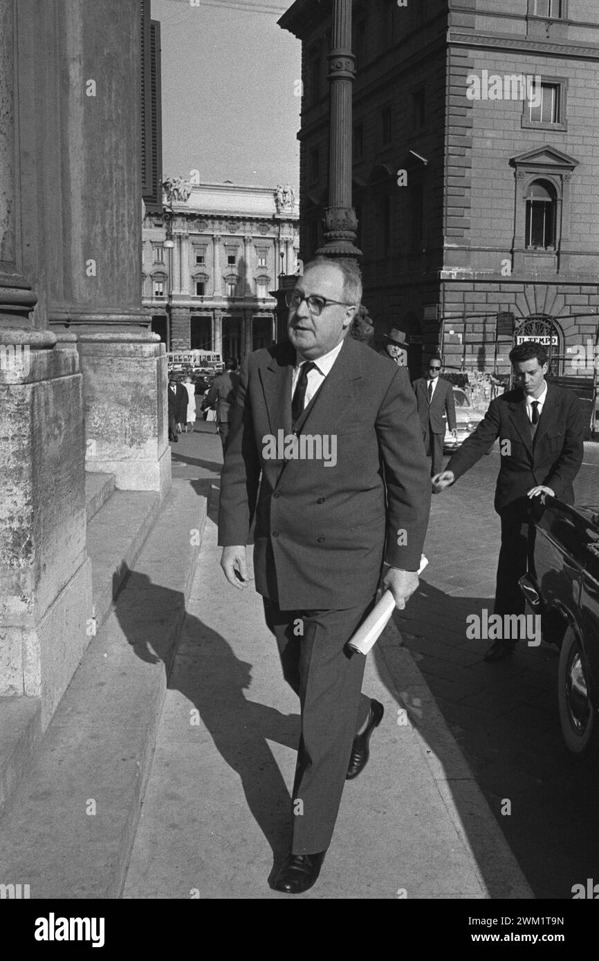 MME4720263 Rome, about 1960 Leader of the Italian Social Democratic ...