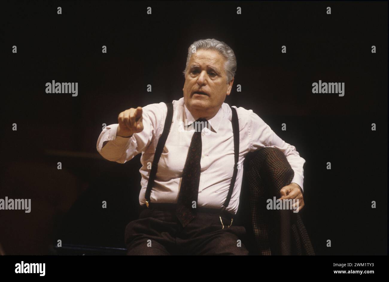 MME4726585 Italian conductor Franco Mannino during a rehearsal (about ...