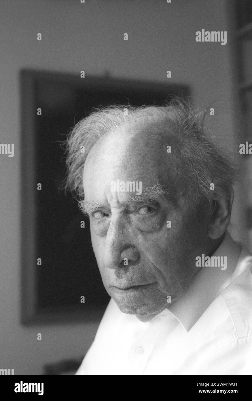 MME4728287 Florence, 1998 Italian poet Mario Luzi/Firenze, 1998 Il ...