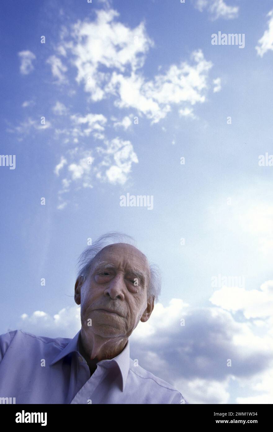 MME4728301 Florence, 1998 Italian poet Mario Luzi/Firenze, 1998 Il ...