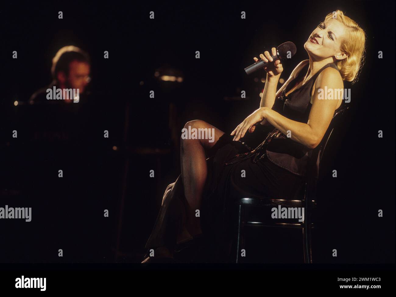 MME4731449 Rome, Ancient Ostia Theater, 1999. German singer and actress ...