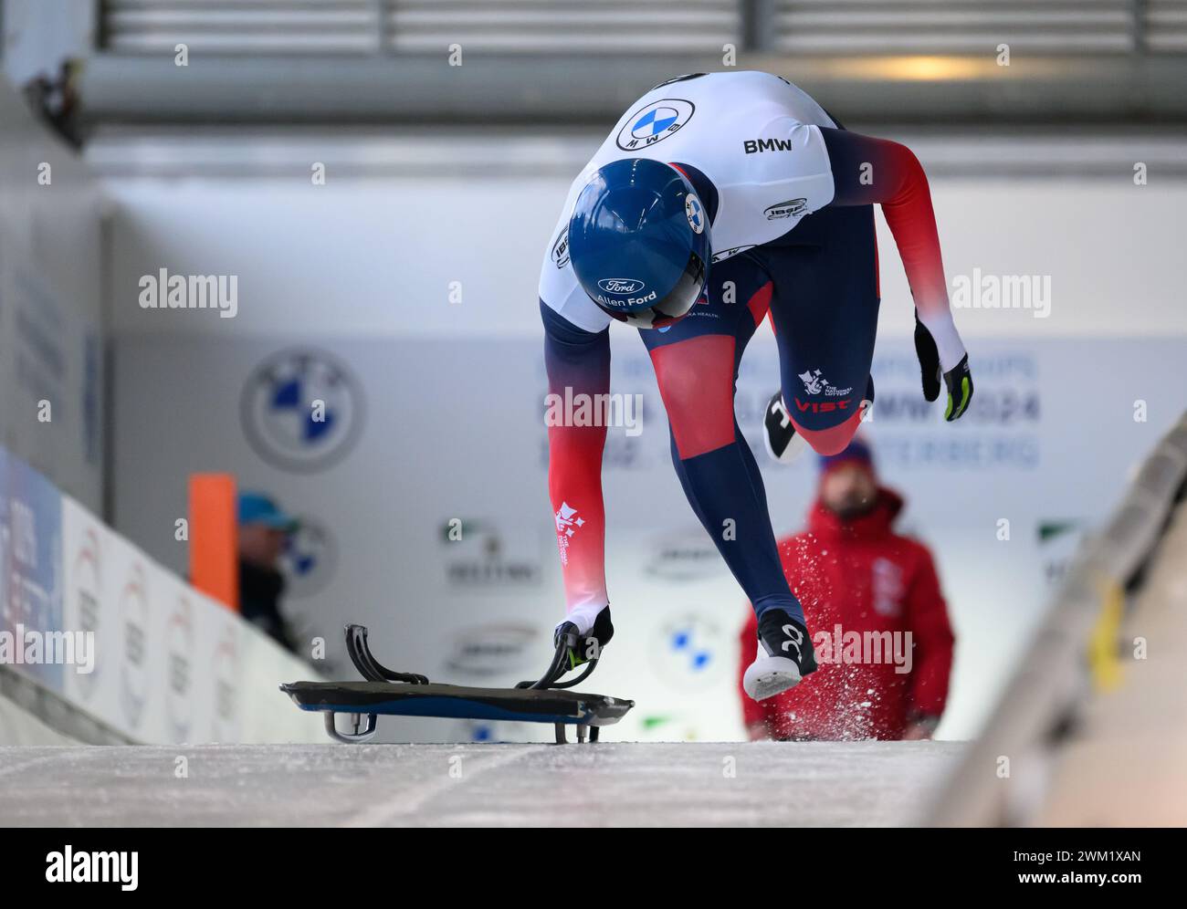 Winterberg, Germany. 23rd Feb, 2024. Skeleton: World Championships, men ...