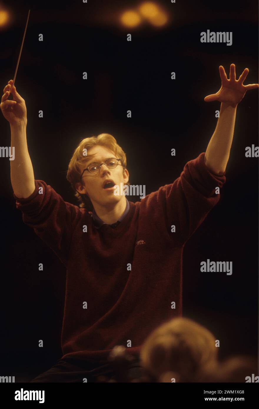 MME4740807 Milan, Piccolo Theater, 1999. British conductor Daniel ...