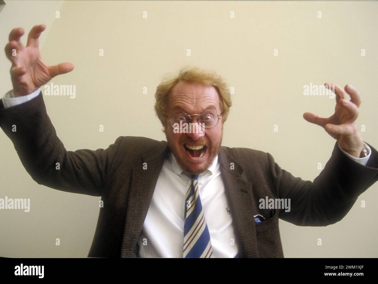 MME4741548 Turin, 1995 Italian journalist Paolo Guzzanti/Torino, 1995 ...