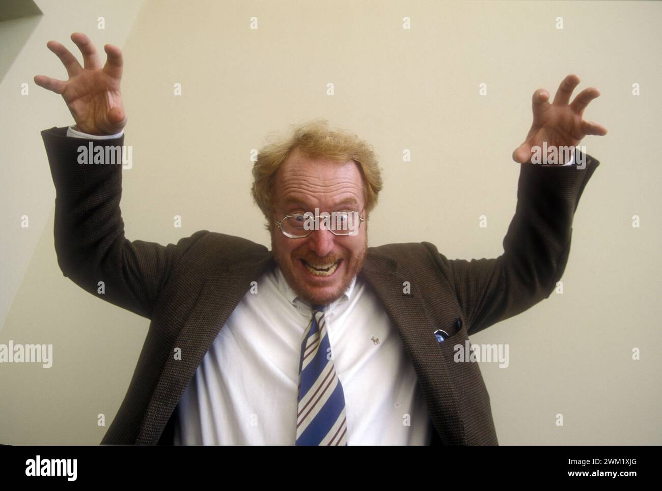 MME4741552 Turin, 1995 Italian journalist Paolo Guzzanti/Torino, 1995 ...