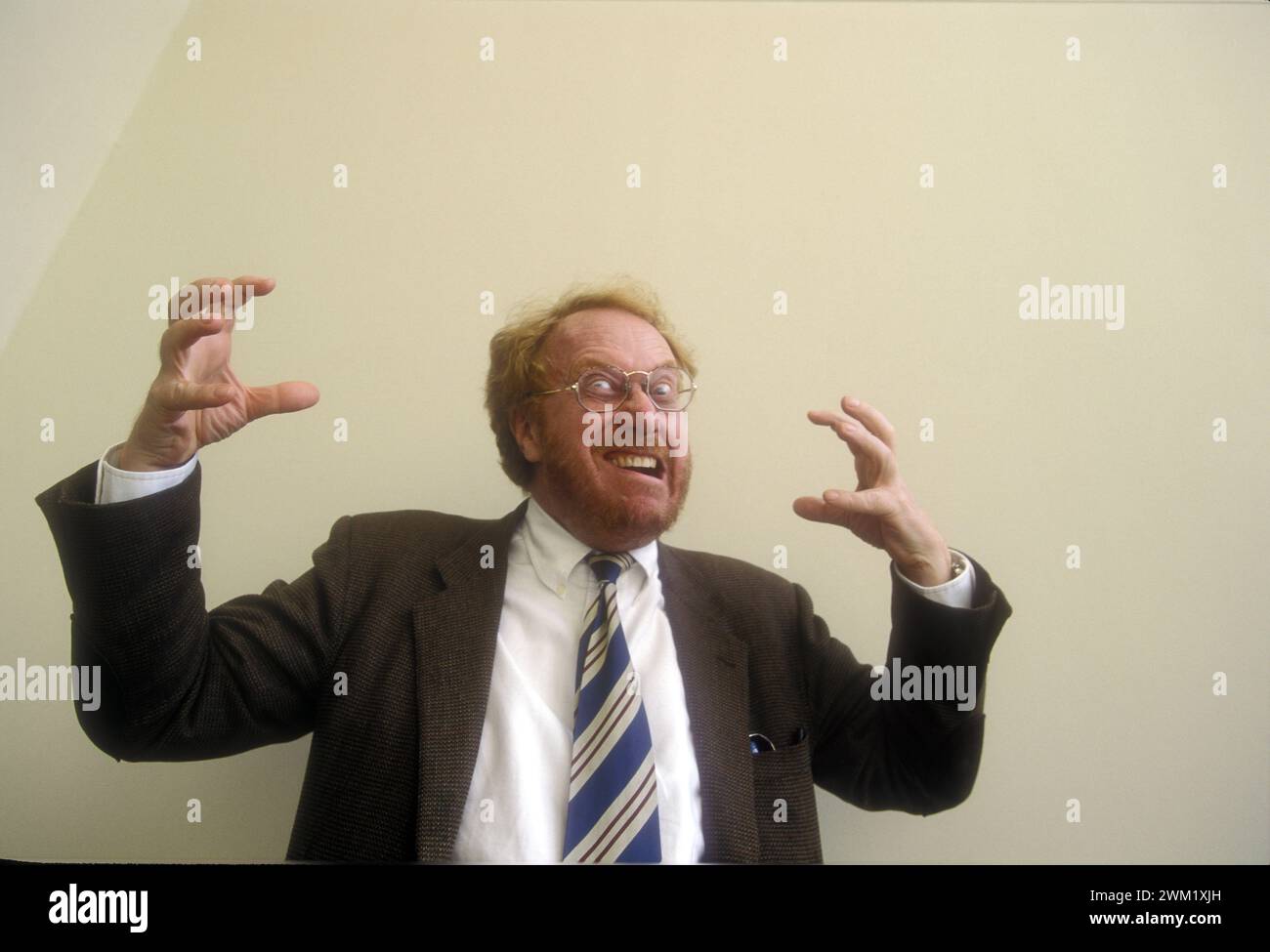 MME4741545 Turin, 1995 Italian journalist Paolo Guzzanti/Torino, 1995 ...