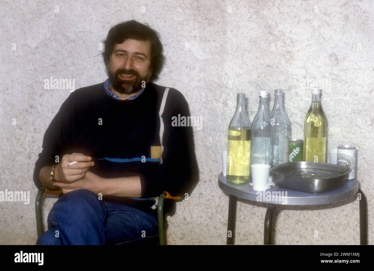 MME4742377 Rome, about 1985. Italian singer-songwriter Francesco ...