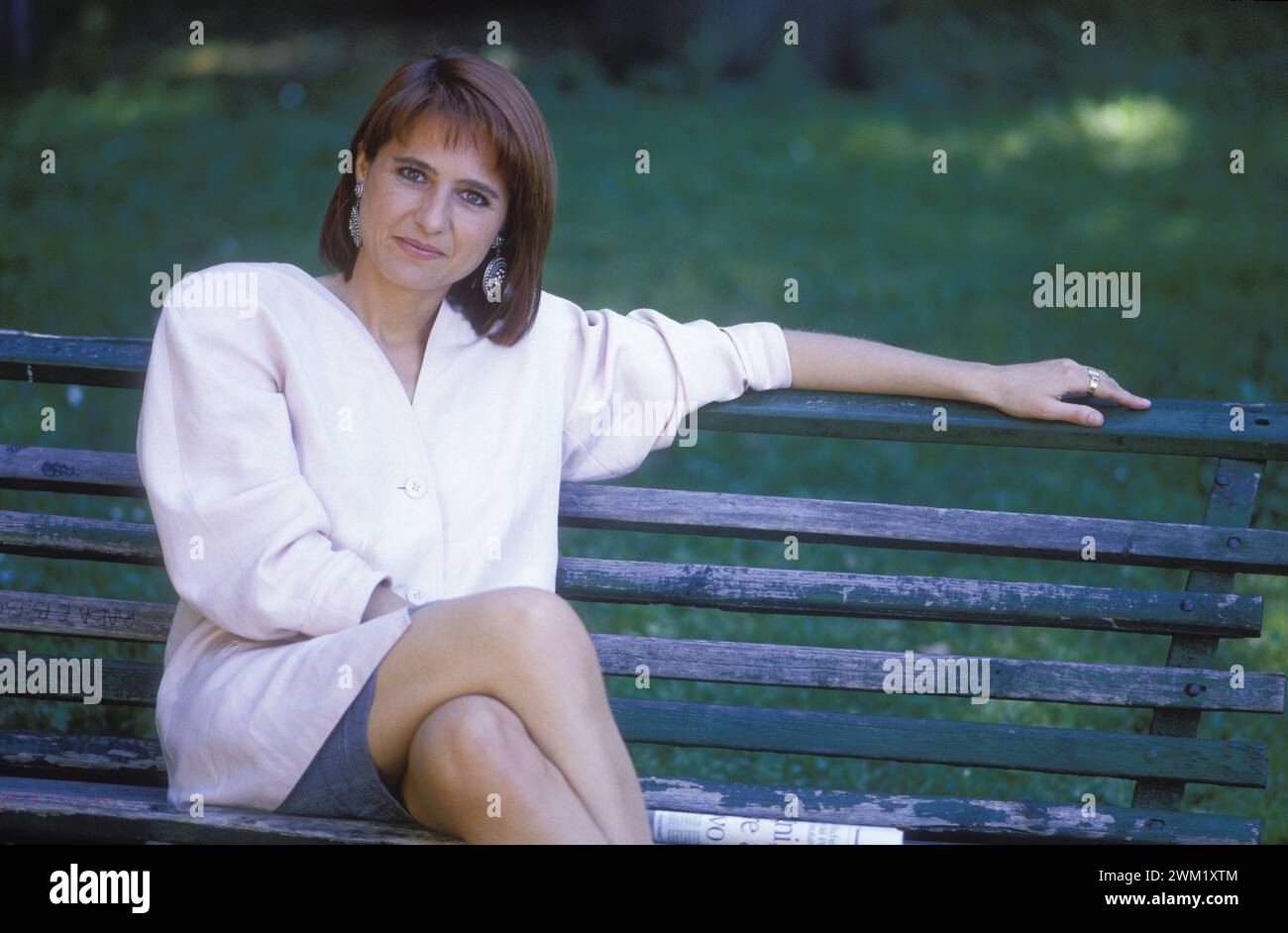 MME4743159 Italian TV journalist Lilli Gruber, 1988/La giornalista ...
