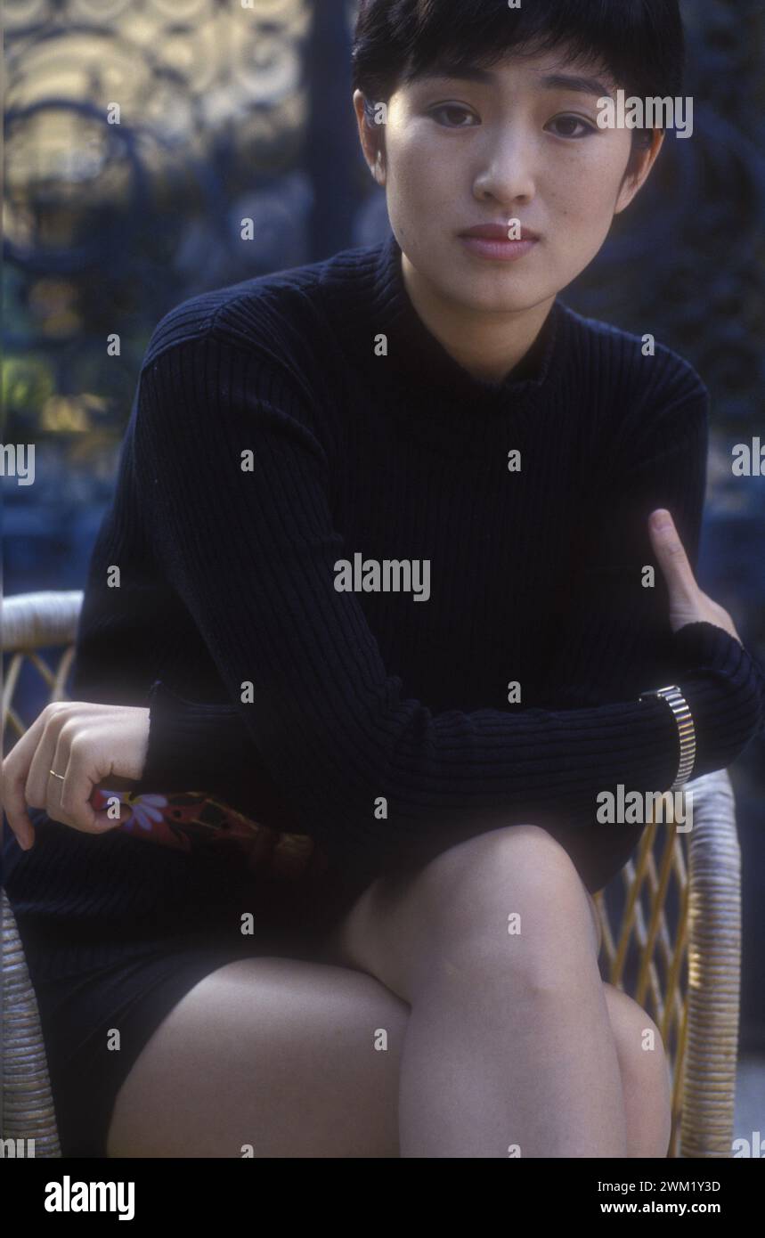 MME4745041 Venice Lido, Venice Film Festival 1992. Chinese actress Gong Li, winner of the Coppa ...