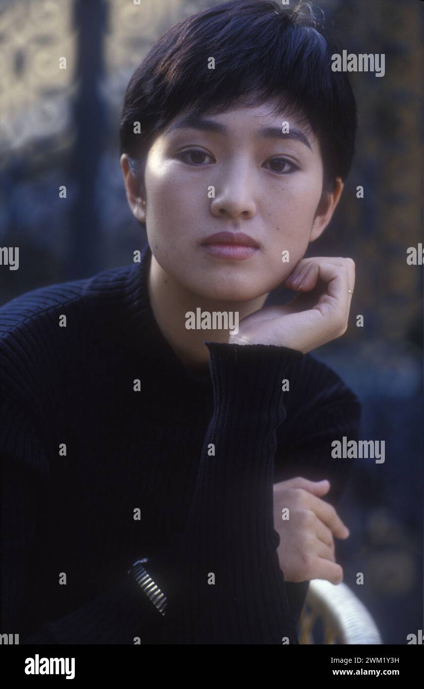 MME4745116 Venice Lido, Venice Film Festival 1992. Chinese actress Gong ...