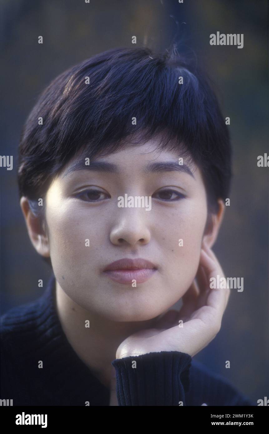 MME4745110 Venice Lido, Venice Film Festival 1992. Chinese actress Gong ...