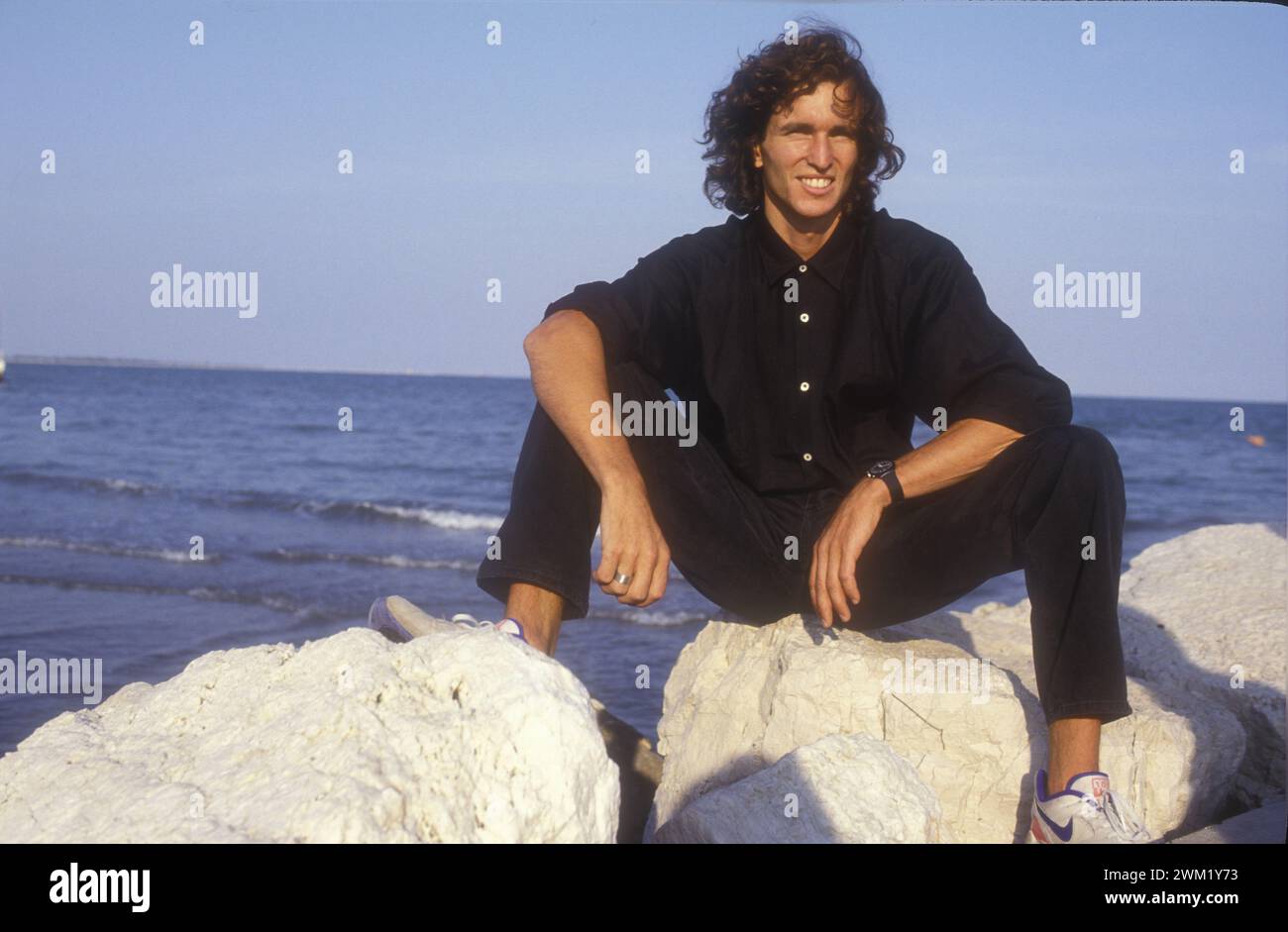 MME4745540 Venice Lido, Venice Film Festival 1991. German rock climber ...