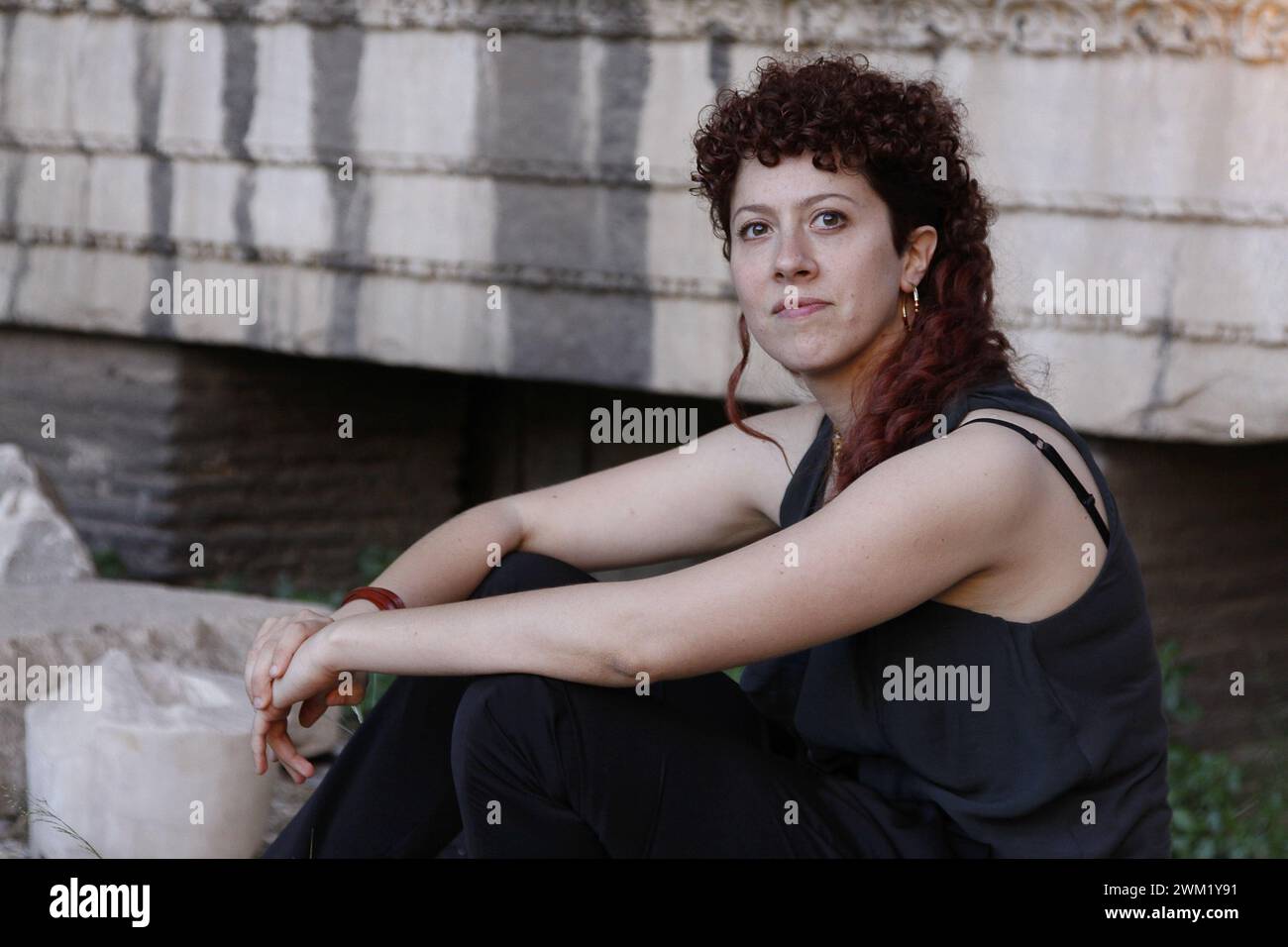 MME4746811 Rome, June 2012. Italian writer Lorenza Ghiselli, finalist ...