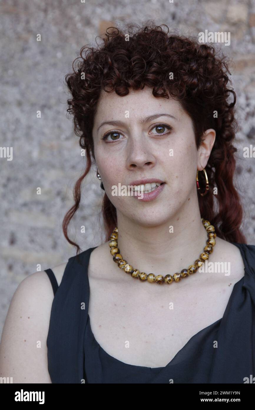 MME4746798 Rome, June 2012. Italian writer Lorenza Ghiselli, finalist ...