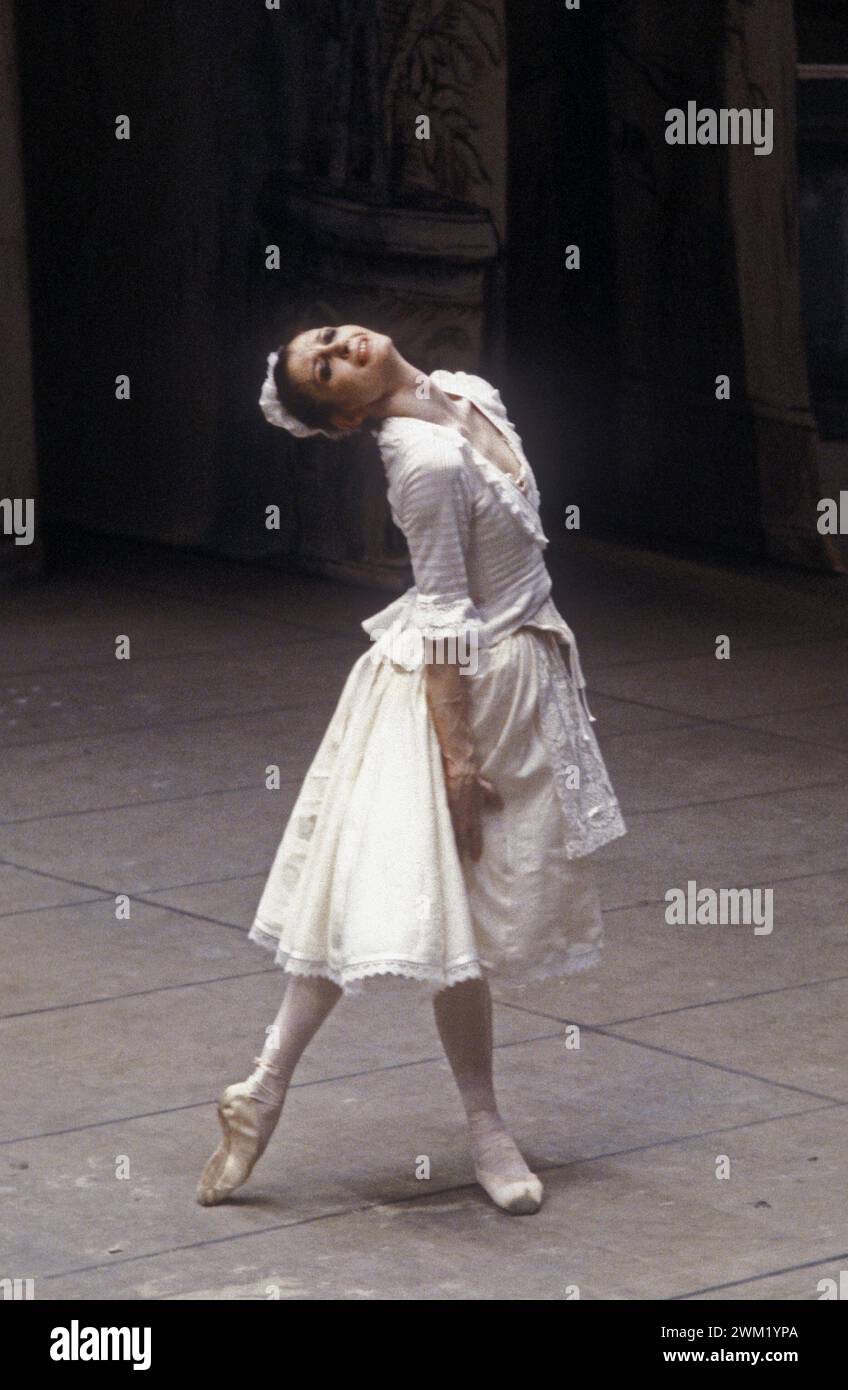 MME4749424 Rome, Olympic Theater, 1981. Italian ballet dancer Carla ...