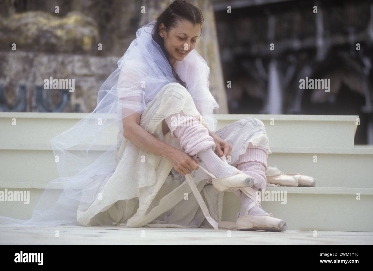 MME4749484 Venice, St. Mark's Square, 1991. Ballet dancer Carla Fracci ...