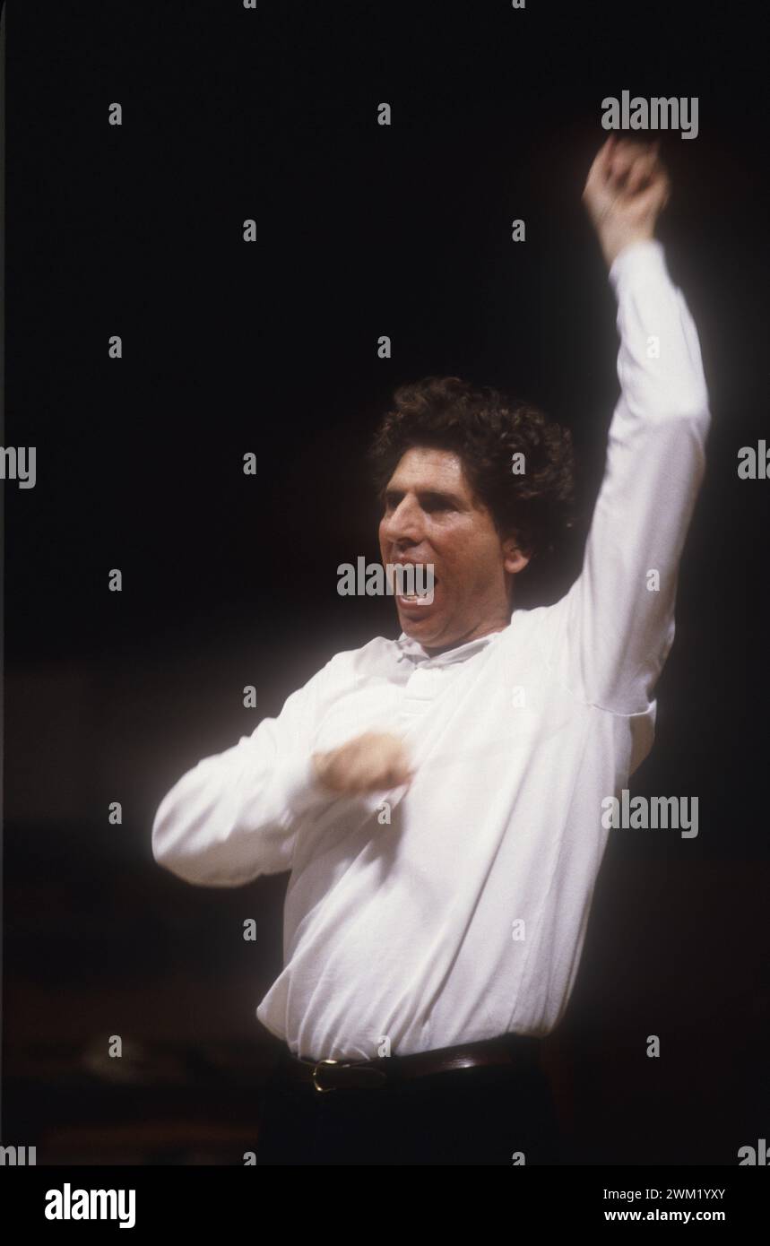 MME4750797 Rome Opera House, 1983. Italian conductor Gabriele Ferro ...