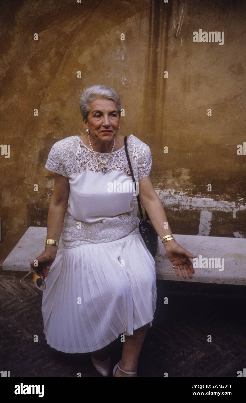 MME4751478 Maria Pia Fanfani, President of the Italian Red Cross women ...