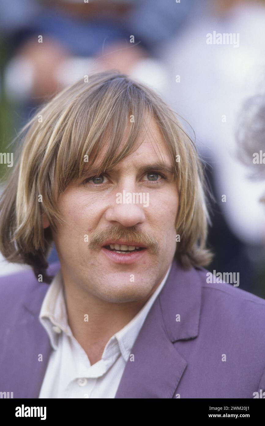 MME4755740 Cannes Film Festival 1984. French actor Gerard Depardieu ...