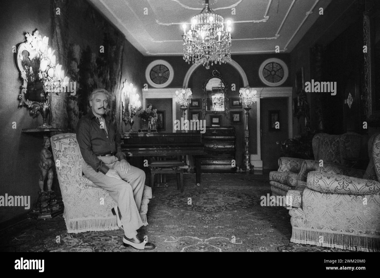 MME4756275 Lancenigo (Treviso), 1979. Tenor Mario Del Monaco in his ...