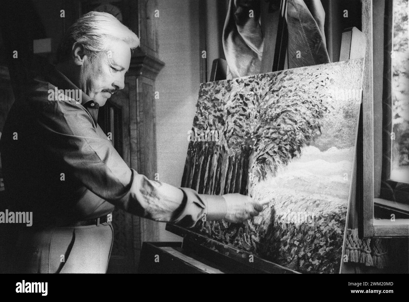 MME4756322 Lancenigo (Treviso), 1979. Tenor Mario Del Monaco in his ...