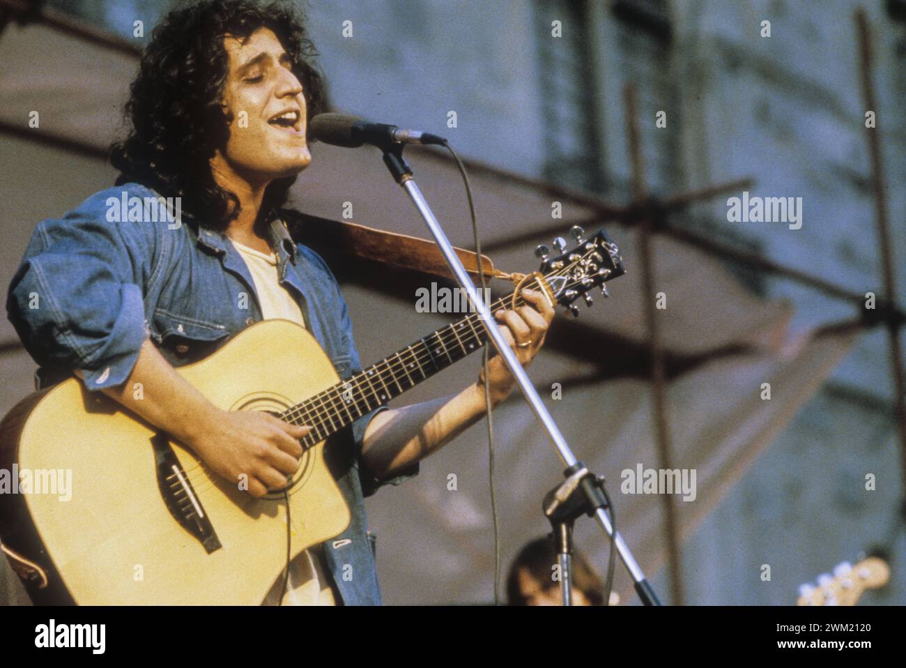 MME4758398 Rome 1979. Italian singer and songwriter Pino Daniele ...