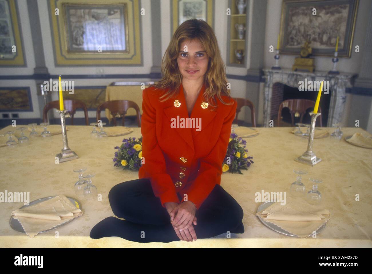 MME4765036 Rome, 1996 Italian actress Debora Caprioglio/Roma, 1996 ...
