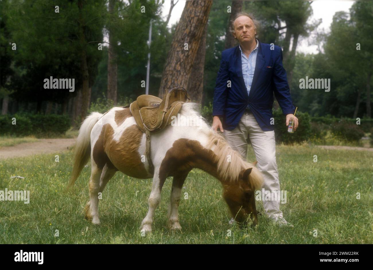 MME4766706 Rome, Villa Borghese, about 1985. Russian American poet ...