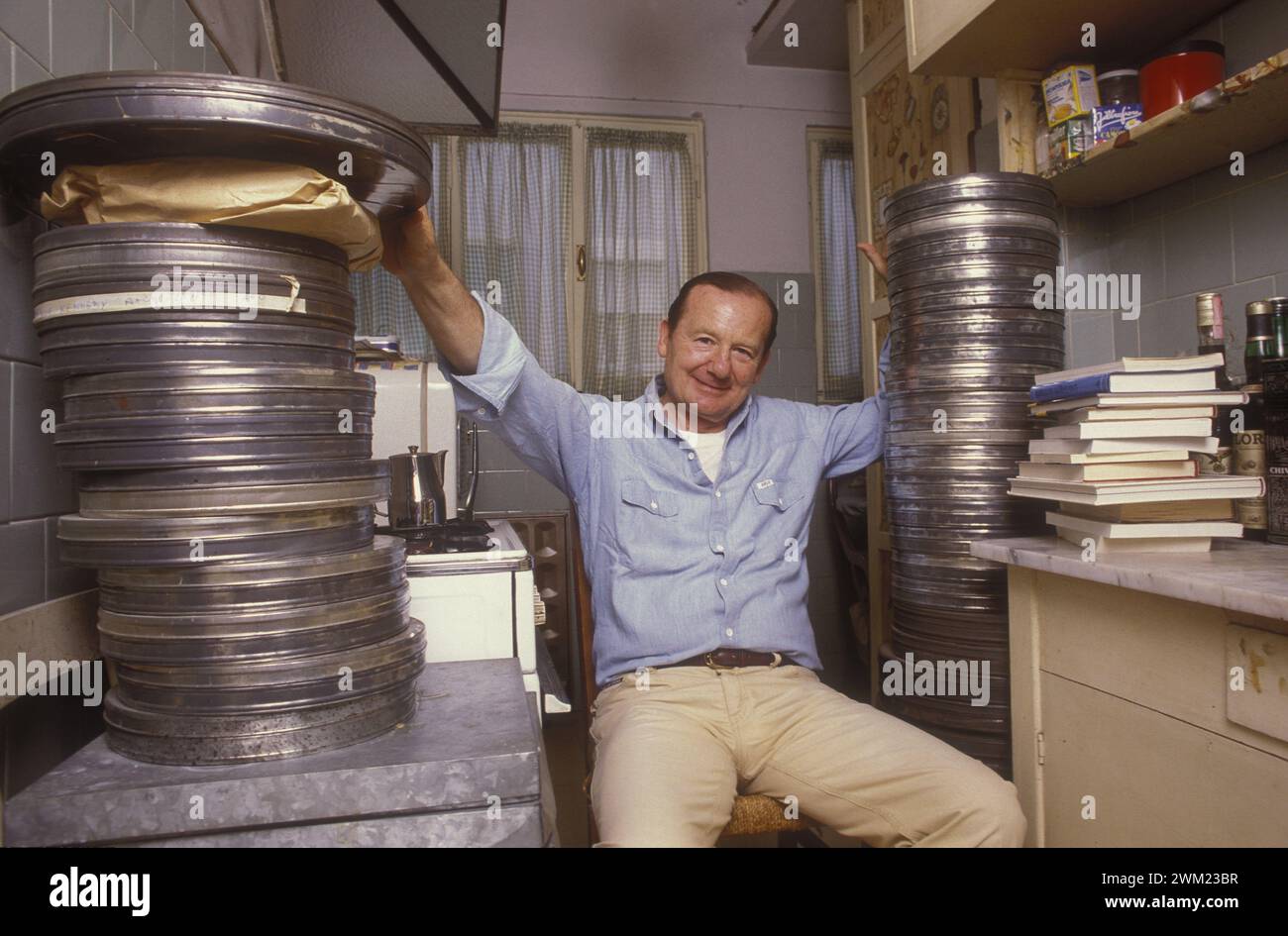 MME4769337 Rome, 1995 Italian journalist Gianni Bisiach/Roma, 1995 Il ...