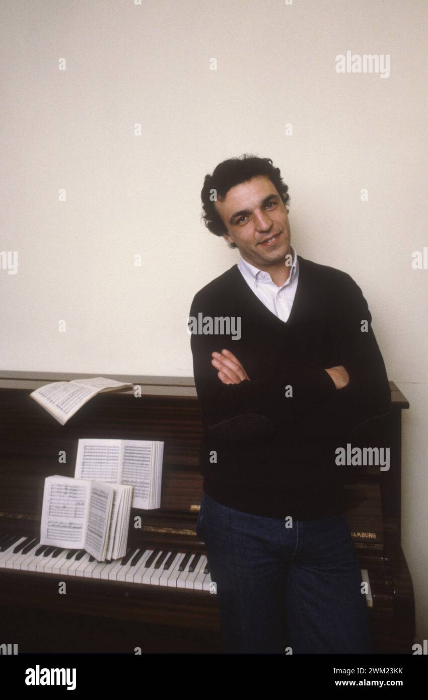 MME4771402 Italian conductor Umberto Benedetti Michelangeli, about 1985 ...
