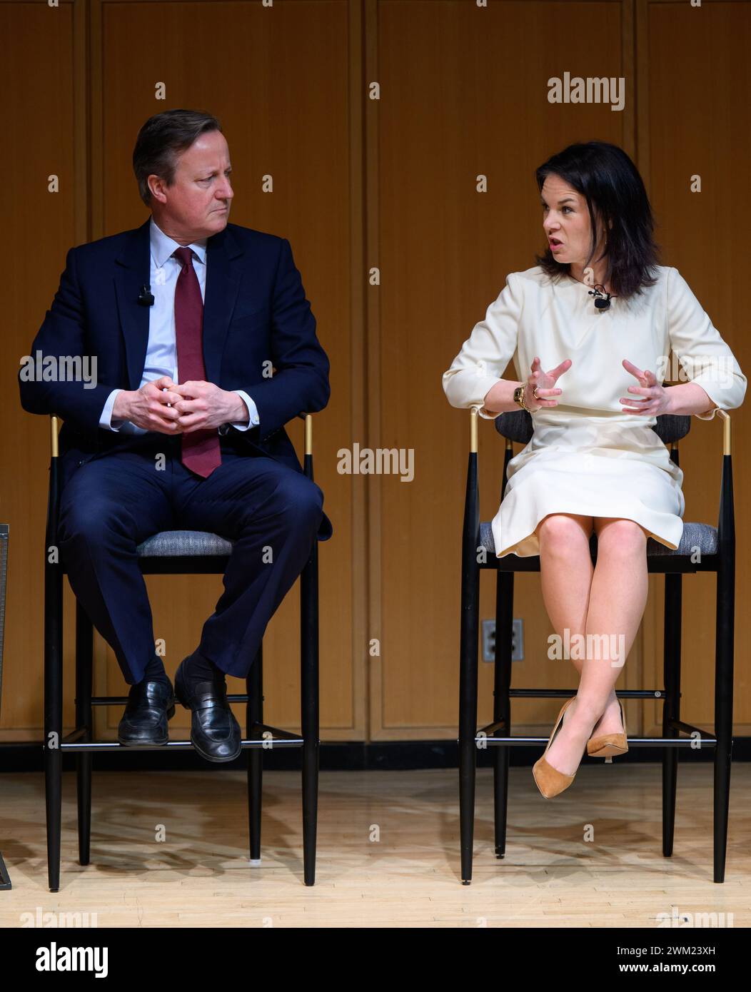 New York City, USA. 23rd Feb, 2024. Annalena Baerbock (Alliance 90/The ...