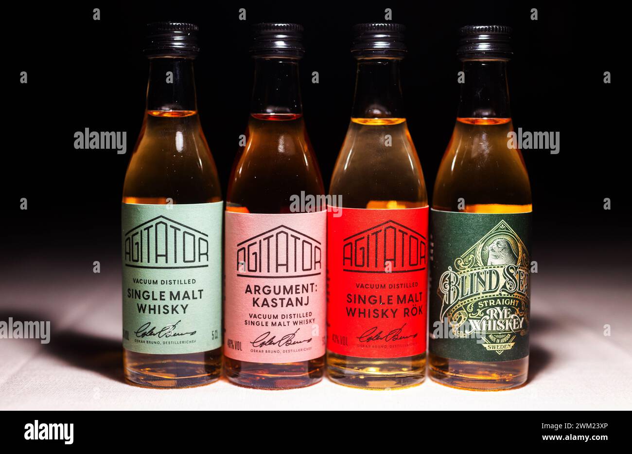 Agitator whisky logo hi-res stock photography and images - Alamy