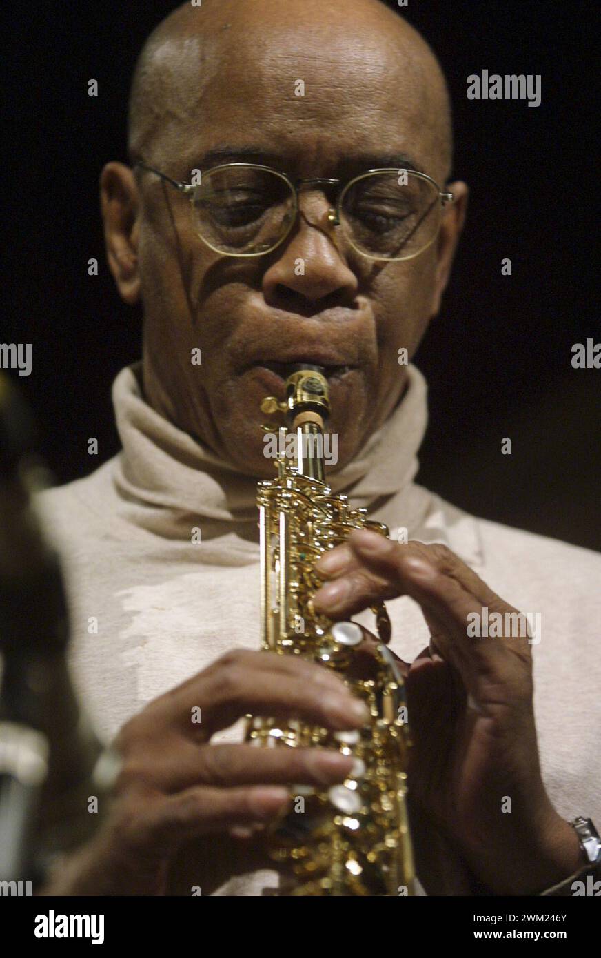 MME4773976 Milan, Manzoni Theater, January 19, 2002. Joseph Jarman ...