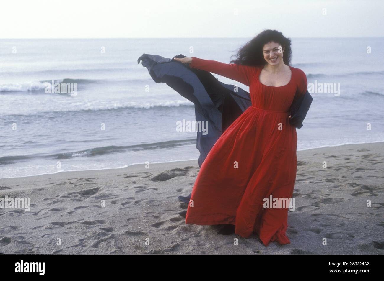MME4775176 Fregene, Rome, 1991. Italian opera singer Anna Caterina ...