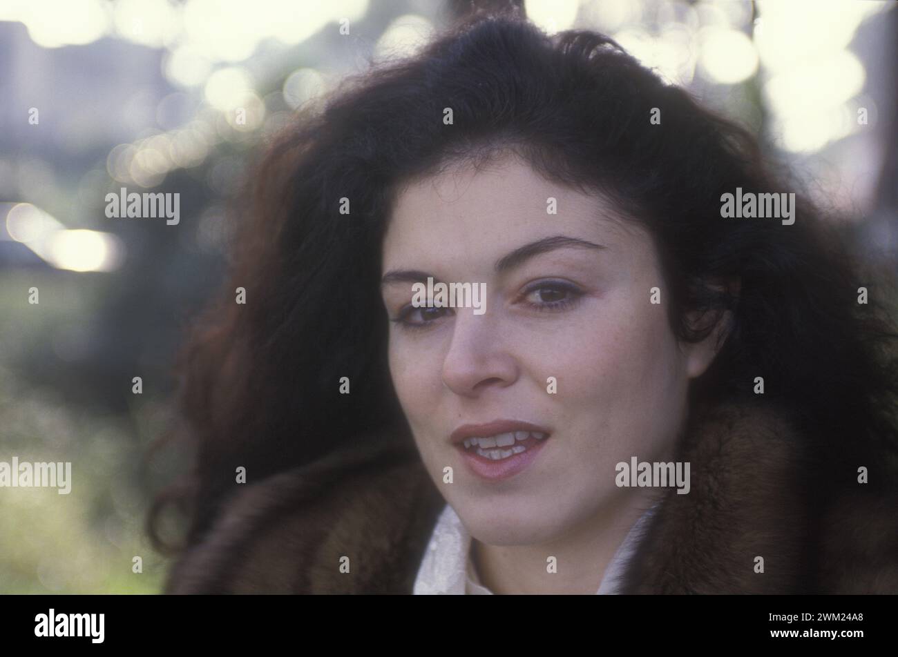 MME4775093 Fregene, Rome, 1991. Italian opera singer Anna Caterina ...