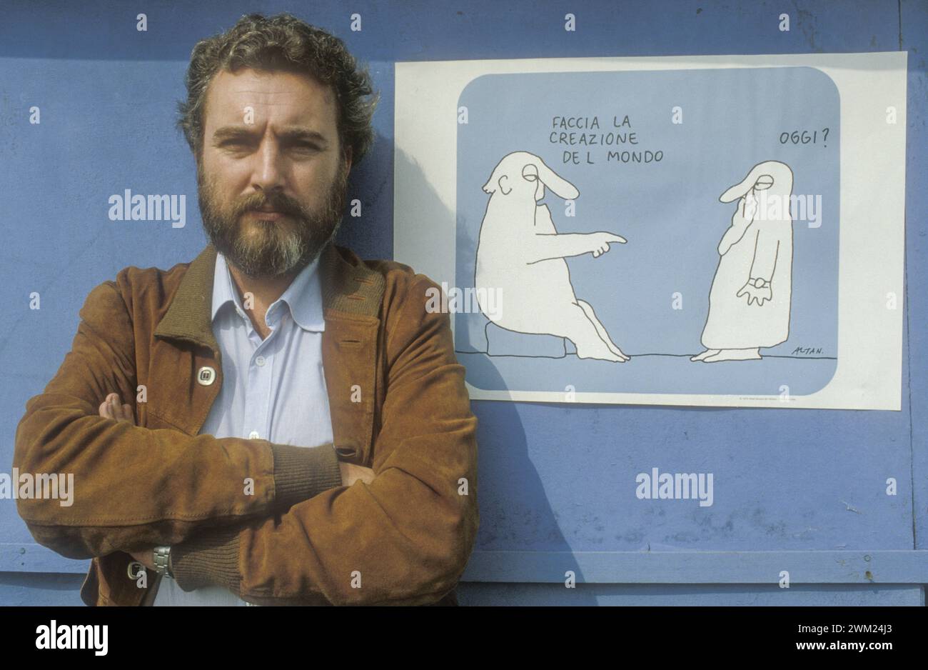 MME4776307 Bologna, Children's Book Fair 1981. Italian cartoonist ...