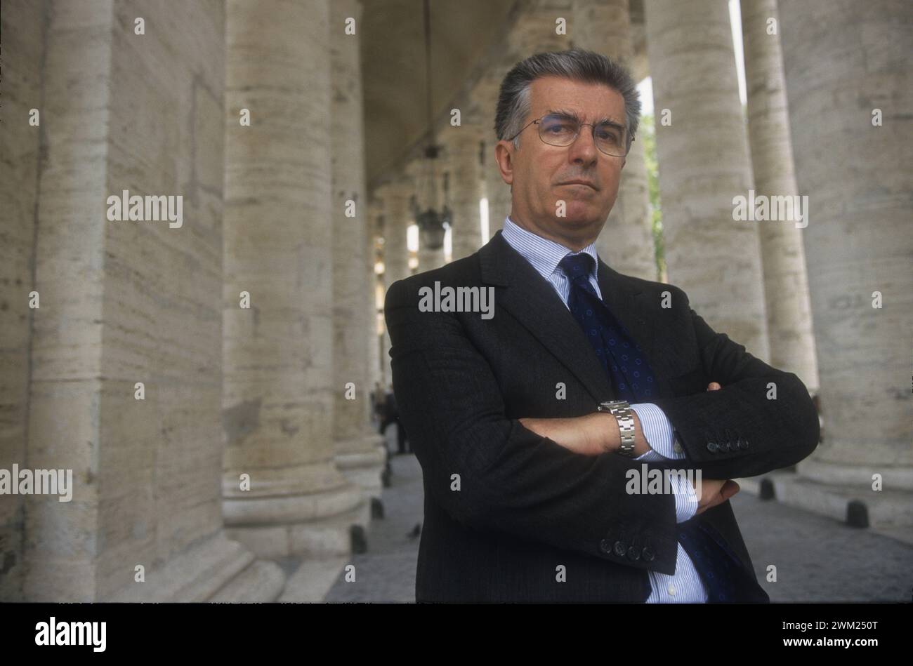 MME4778784 Rome, 1999. Italian politician Luigi Zanda, president and ...