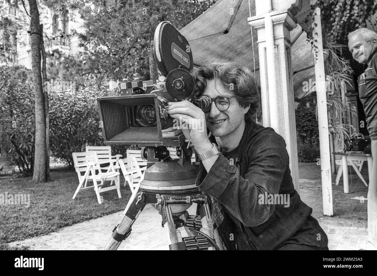MME4779986 Venice Lido, Venice Film Festival 1985. German director Wim ...