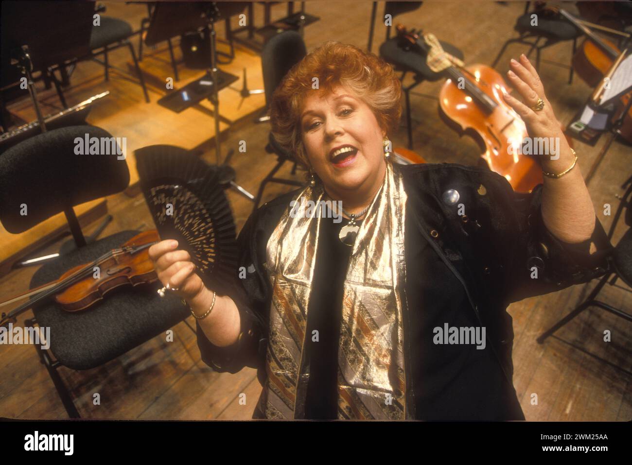 MME4780112 Rome, 1998. British mezzo-soprano Sarah Walker/Roma, 1998 ...