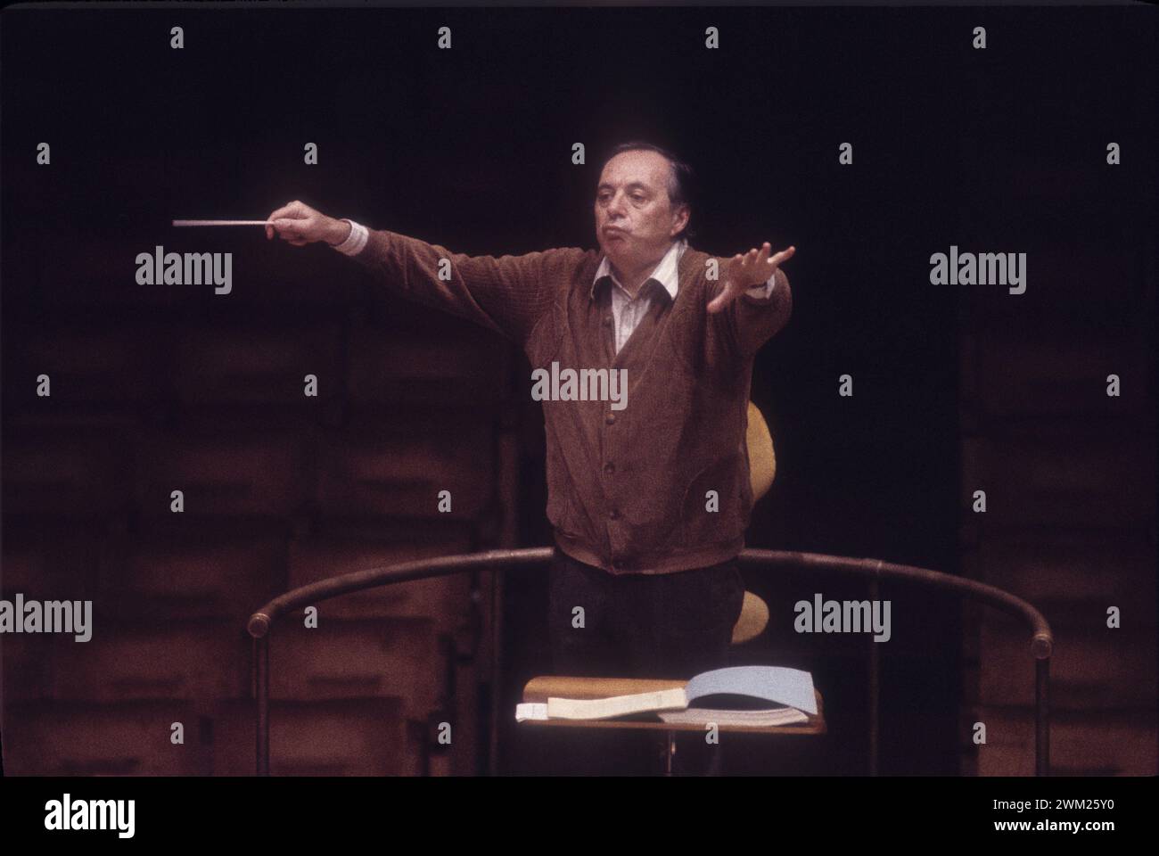 MME4783544 Italian conductor Pierluigi Urbini (about 1985)/Il direttore ...