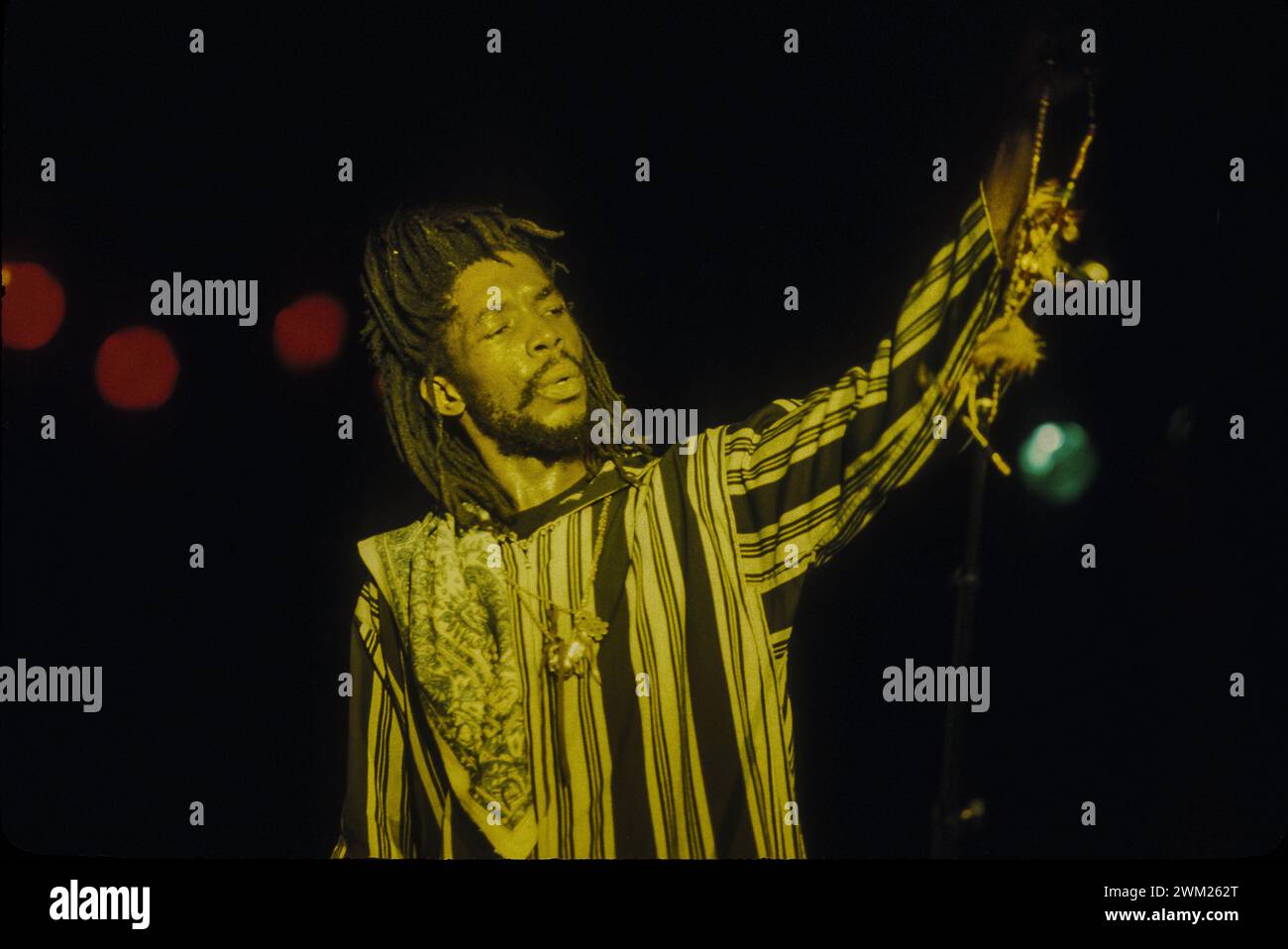 MME4784759 Rome, 1980. Reggae musician Peter Tosh in concert/Roma, 1980 ...